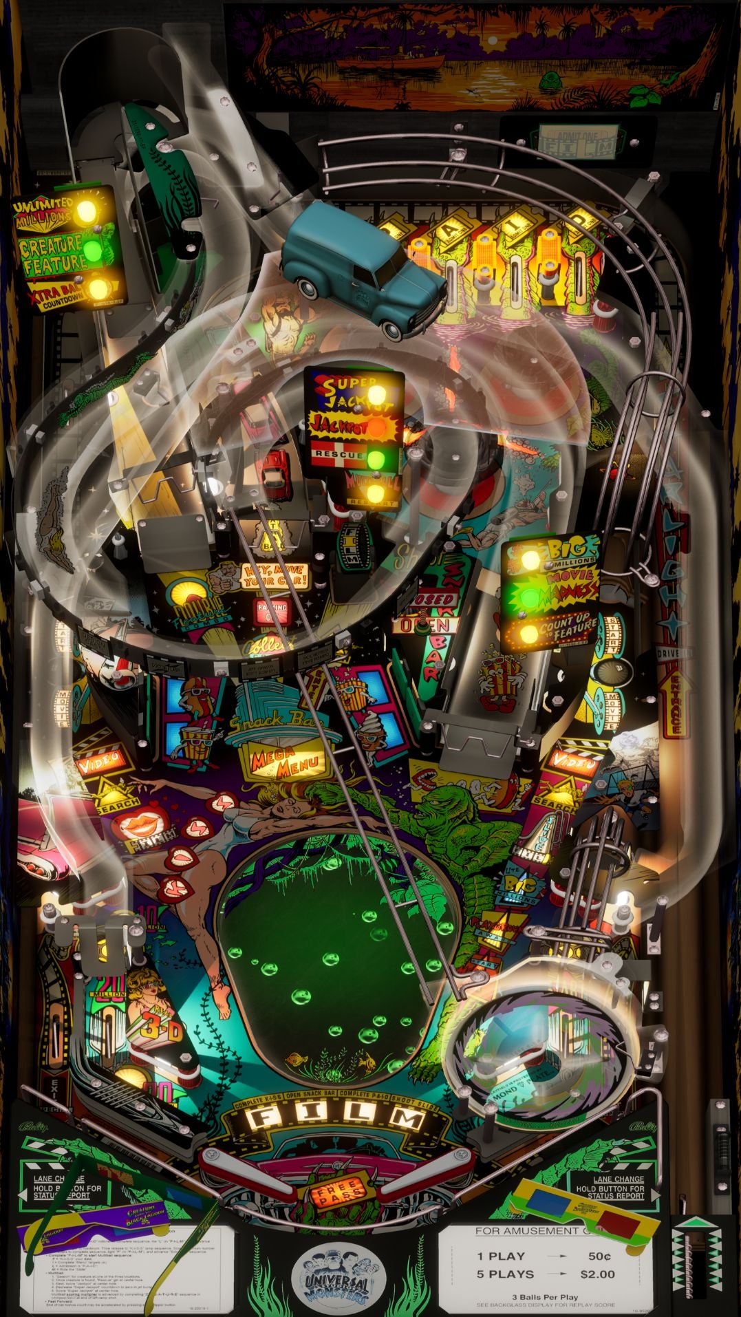 Williams™ Pinball: Universal Monsters Legends Mini Pack (For Legends 4