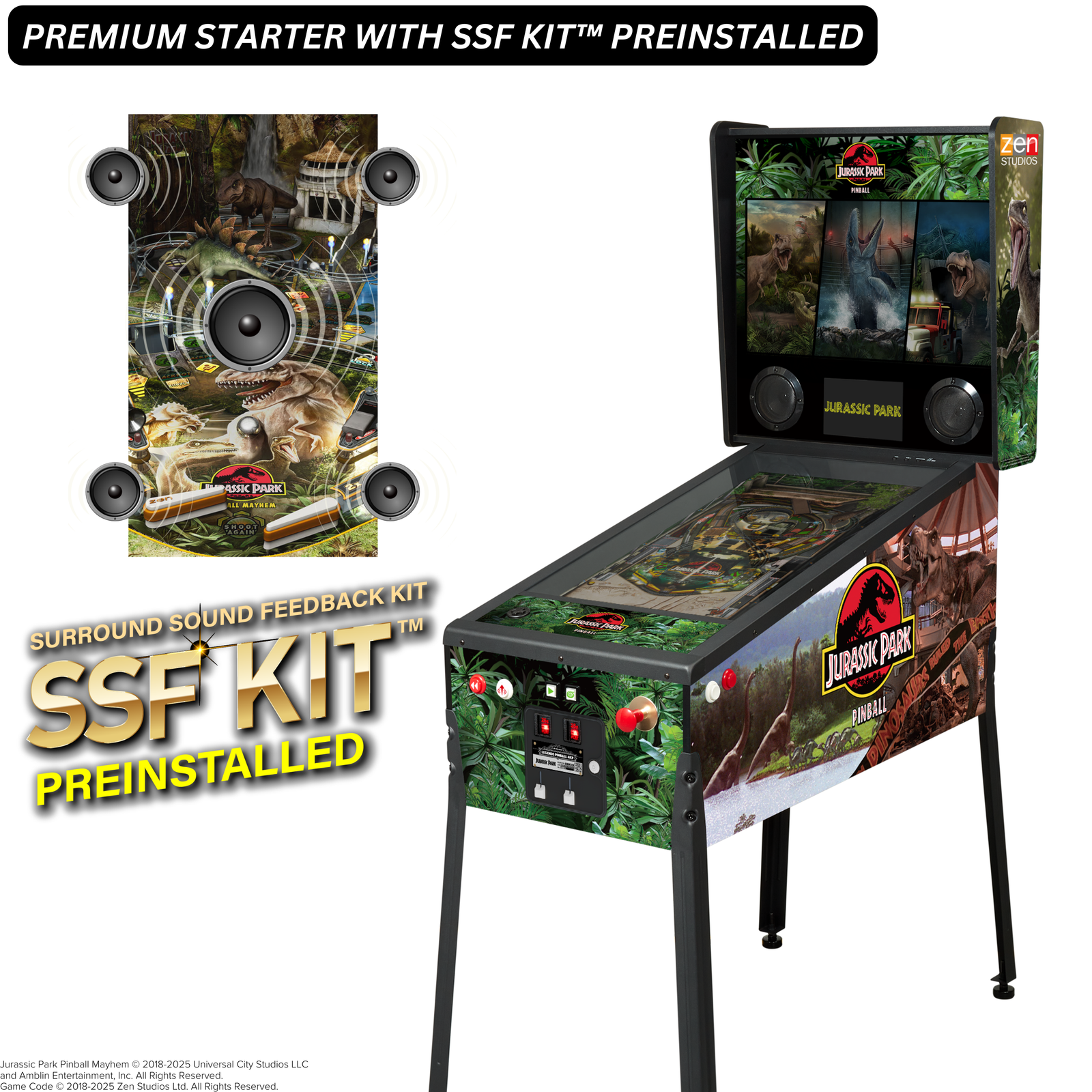 Legends Pinball 4KP Jurassic Park [SE]